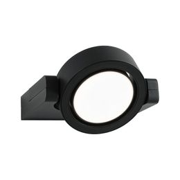 Paulmann LED Au&szlig;en-Wandleuchte &raquo;Swivea IP44 183x206mm 3000K 8W 440lm 230V Anthrazit Aluminium&laquo; 1 Stk. Warmwei&szlig; grau 1, H: 4,6cm, 1 Stk.