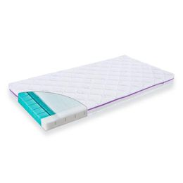Tr&auml;umeland Kindermatratze &raquo;Fr&uuml;hlingsluft&laquo; 12 cm hoch 1 Stk. tlg. wei&szlig; Bezug: 70% Polyester, 30% Lyocell (TENCEL ) 1 (0 kg - 65 kg), 12cm, Polyester Bezug, 