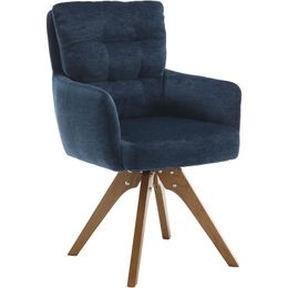 Home Affaire Esszimmerstuhl &raquo;Sant Tropez&laquo; (Set) 2 Stk. blau B/H/T: 60cm x 92cm x 67cm, 2 Stk., uni, 2er Set