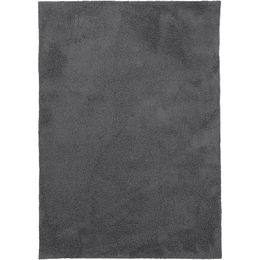 CarpetFine Hochflor-Teppich &raquo;Silky, auch als L&auml;ufer erh&auml;ltlich&laquo; rechteckig 20 mm H&ouml;he Shaggy, Langflor, uni, besonders weich, Handarbeit grau 