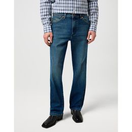 Wrangler Herren Bootcut-Jeans &raquo;WRANCHER&laquo; Low-Stretch blau 34, L&auml;nge 34