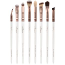 Luvia Cosmetics Damen Kosmetikpinsel-Set &raquo;ALL EYE WANT&laquo; Nurai-Pinselhaar, vegan und hautfreundlich, verliert keine Haare. wei&szlig; Einheitsgr&ouml;&szlig;e