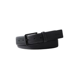 Calvin Klein Herren Lederg&uuml;rtel &raquo;WARMTH BUCKLE PEBBLE 35MM FIXED&laquo; Gr&ouml;&szlig;enverstellbar mit Metallschlie&szlig;e schwarz 100
