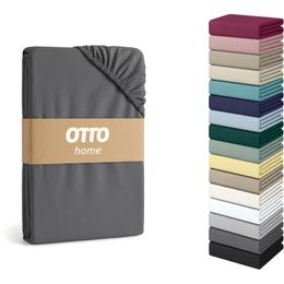 OTTO home Spannbettlaken &raquo;Physalis Topper COMFORT&laquo; bis 10 cm H&ouml;he, Bettlaken, Laken, in Comfort & Premium Qualit&auml;t grau Jersey-Elasthan, Obermaterial: