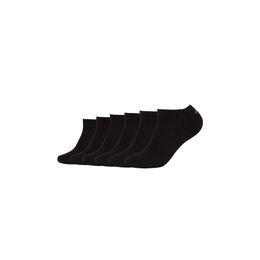 s.Oliver Herren Sneakersocken "6er Pack", Gr. 35, schwarz, 75% Baumwolle, 24% Polyamid, 1% Elasthan, uni, Socken