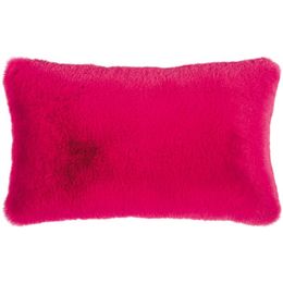 Pad Dekokissen &raquo;Evita&laquo; Kunstfell pink Polyester B/L: 35cm x 60cm, 1 Stk.