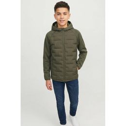 Jack & Jones Jack & Jones Junior Herren Steppjacke &raquo;JJEPERFECT HYBRID JACKET NOOS JNR&laquo; mit Kapuze Polyester, regular fit 128