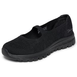 Skechers Damen Ballerina &raquo;GRACEFUL&laquo; Freizeitschuh, Schlupfschuh, Slipper mit Stretch-Fit schwarz 39