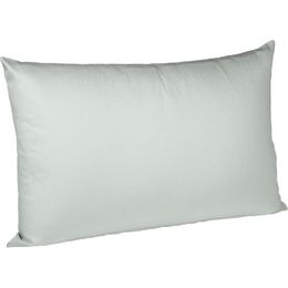 Fleuresse Kissenbezug &raquo;Colours Mako Satin, 100% Baumwolle, mit Rei&szlig;verschluss&laquo; Mako Satin, gl&auml;nzend, glatt, Premium Qualit&auml;t silber Mako-Satin, Mako-