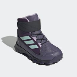 adidas terrex Kinder Winterboots "SNOW CF CLIMAWARM KINDER", Gr. 38, lila, Synthetik, Textil, Schuhe, Winterboots, f&uuml;r Kinder & Jugendliche