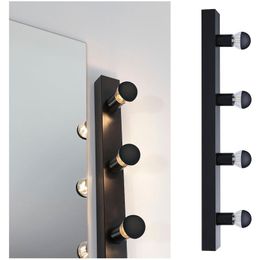 Paulmann Spiegelleuchte &raquo;Spiegelleuchte IP44 E14 230V dimmbar&laquo; E14 1 Stk. Ein-/Ausschalter schwarz 4, H: 7,5cm, 1 Stk.