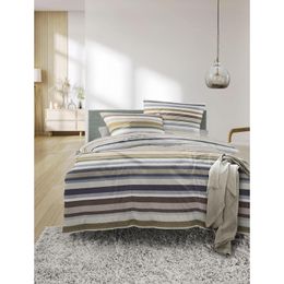 Irisette Bettw&auml;sche &raquo;Wave 8690&laquo; 2 anschmiegsam und atmungsaktiv, Ganzjahresqualit&auml;t Mako-Satin, Obermaterial: 100% Baumwolle B/L: 135cm x 200cm, 1 Stk., 1 Stk.