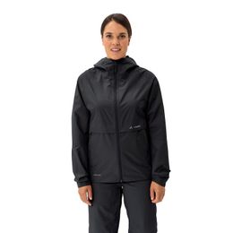 Vaude Damen Vaude Regenjacke &raquo;WOMEN'S LOAMER RAIN JACKET&laquo; wind- und wasserdichte Ausf&uuml;hrung, kompakt verstaubar, normale L&auml;nge schwarz 36