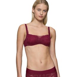 Triumph Balconette-BH &raquo;Body Make-Up Illusion Lace&laquo; feine feminine Stretch-Spitze, Microfaser, verstellbare Tr&auml;ger rosa 75, Cup D Balconette-BH