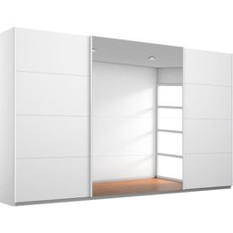 Rauch Schwebet&uuml;renschrank &raquo;Kleiderschrank Schrank Garderobe W&auml;scheschrank KEPAN&laquo; inkl. Schubladen-Einsatz und extra Einlegeb&ouml;den MADE IN GERMANY wei&szlig; 