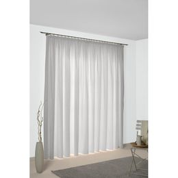 WIRTH Vorhang &raquo;Torbole&laquo; Kr&auml;uselband 1 Stk. tlg. braun Jacquard, Baumwolle, Polyester 125cm, Kr&auml;uselband, 65cm