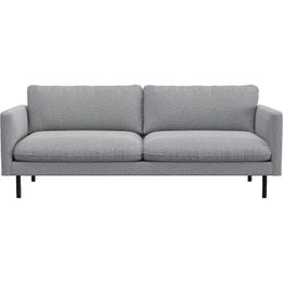 FLEXLUX 3,5-Sitzer &raquo;Bolzano, Megasofa, aktuelles Design,&laquo; sehr bequem durch Kaltschaum, im Sitz, lose Sitz -& R&uuml;ckenkissen grau 100% Polyester B/H/T: 