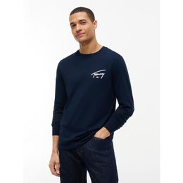Tommy Jeans Herren Langarmshirt &raquo;SLIM SIGNATURE CHEST TEE&laquo; Slim fit mit Rundhalsausschnitt M