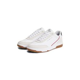 Tommy Hilfiger Herren Sneaker &raquo;TH BASKET CORE LEATHER SUEDE MIX&laquo; Halbschuh, Freizeitschuh, Schn&uuml;rschuh mit Lochmuster, im Basket-Look 47