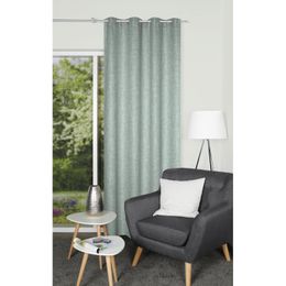 Home Wohnideen Gardine &raquo;LINORA&laquo; &Ouml;sen 1 Stk. tlg. DEKO, LEINENSTRUKTUR, UNI, &Ouml;SEN gr&uuml;n Leinenstruktur, Polyester 245cm, &Ouml;sen, 140cm