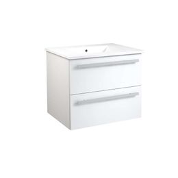 Welltime Waschtisch &raquo;Serena, Waschbeckenunterschrank inkl. Waschbecken, Badm&ouml;bel&laquo; wei&szlig; B/H/T: 61,5cm x 50cm x 46,5cm