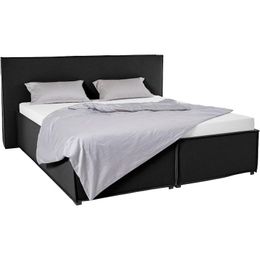 LeGer Home by Lena Gercke Polsterbett &raquo;Isaline&laquo; wahlweise ohne Matratze oder mit 3 Matratzenarten, Kopfteilh&ouml;he 107 cm grau 100% Polyester Liegefl&auml;che