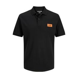 Jack & Jones PlusSize Jack & Jones Plussize Herren Jack & Jones PlusSize Poloshirt &raquo;JJRUSH POLO SS PLS&laquo; Baumwolle, regular fit schwarz 4XL