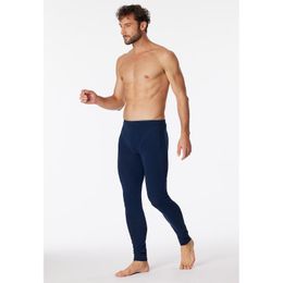 Schiesser Herren Lange Unterhose &raquo;95/5&laquo; mit innen liegendem Webgummibund blau 4