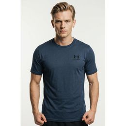 Under Armour Herren T-Shirt &raquo;UA M SPORTSTYLE LC SS&laquo; kurz&auml;rmliges Design, mit Rundhalsausschnitt, gerader Abschluss blau S