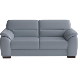 Sit & More sit&more 2-Sitzer &raquo;Montego&laquo; mit Federkern grau B/H/T: 166cm x 88cm x 90cm, NaturLEDER Stoff