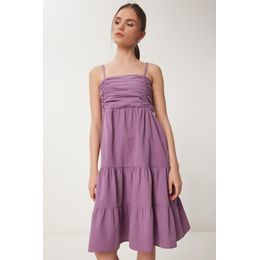Happiness İstanbul Kleid Damen Gr&ouml;&szlig;e 42 lavendel