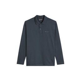 Marc O'Polo Marc O'polo Herren Marc O'Polo Langarm-Poloshirt relaxed aus schwerem Bio-Baumwoll-Jersey XXL