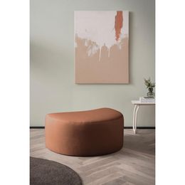 LeGer Home by Lena Gercke Hocker &raquo;ISALIE Samtoptik, passend zur Serie ISALIE&laquo; gepolstert, kombinierbar mit XXL-Sessel ISALIE braun B/H/T: 94cm x 45cm 