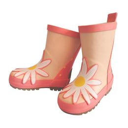 MaxiMo M&auml;dchen MaxiMo Gummistiefel gef&uuml;ttert, Profilsohle, reflektierende Details, wasserdicht, mit Patch 20
