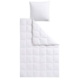 H&auml;ussling Daunenbettdecke + Kopfkissen &raquo;Swiss Royal&laquo; Bettdecken-Set mit Kopfkissen, 135x200 oder 155x220 cm, Sommer, Winter wei&szlig; Bettdecken Bezug: 100% 