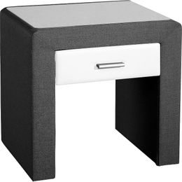 Home Affaire Nachttisch Nachtkonsole mit 1 Schubkasten schwarz B/H/T: 50cm x 40cm