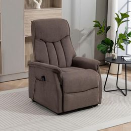 Duo Collection TV-Sessel &raquo;Aurora XXL bis 150 kg belastbar, mit elektrischer Aufstehhilfe&laquo; Relaxfunktion und Taschenfederkern mit Stahlwellenunterfederung braun Luxus