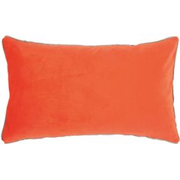 Pad Dekokissen &raquo;Elegance&laquo; Design als Basic, aus Samt, elegante Optik orange Polyester B/L: 25cm x 50cm, 1 Stk.