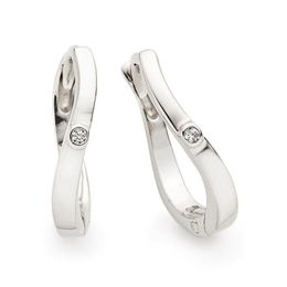 Bruno Banani Damen Paar Creolen &raquo;Schmuck Geschenk Silber 925 Ohrschmuck Ohrringe&laquo; mit Zirkonia (synth.) bunt Silber 925 (Sterlingsilber)