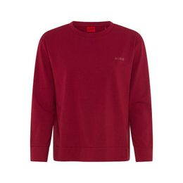 Hugo Underwear Damen HUGO Underwear Langarmshirt regular fit, Rundhals, kontrastfarbener Print rot XS