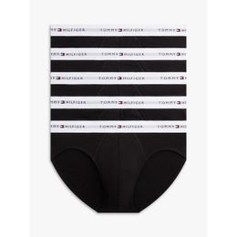 Tommy Hilfiger Underwear Herren Slip &raquo;5P BRIEF&laquo; Packung, 5er-Pack, 5 Stk. mit kontrastfarbenem Logobund schwarz XL (54), 5 Stk.