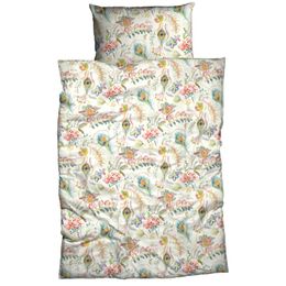 CASATEX Bettw&auml;sche &raquo;Clarissa&laquo; 2 Stk. frische Farben, verspieltes Design bunt Satin, Obermaterial: 100% Baumwolle B/L: 155cm x 220cm, 1 Stk., 1 Stk., 
