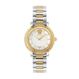 Versace Damen Quarzuhr &raquo;GRECA SPHERE NOVA&laquo; Armbanduhr, Damenuhr, Swiss Made, Edelstahlarmband, analog Einheitsgr&ouml;&szlig;e