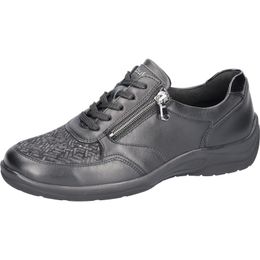 Waldl&auml;ufer Waldl&auml;ufer Damen Schn&uuml;rschuh &raquo;HESNA-Soft&laquo; Bequemschuh, Halbschuh, Sneaker in Komfortweite H (= sehr weit) schwarz 5,5 (38,5)