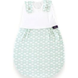 Tr&auml;umeland Babyschlafsack &raquo;Au&szlig;enschlafsack Wolke mint&laquo; gr&uuml;n Obermaterial: 100% Baumwolle 44, umlaufender Rei&szlig;verschluss