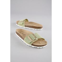 Aniston Shoes Damen Aniston SHOES Pantolette Hausschuh, Sommerschuh, Schlappen - NEUE KOLLEKTION gr&uuml;n 41