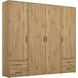 Rauch Dreht&uuml;renschrank &raquo;Kleiderschrank Schrank Garderobe W&auml;scheschrank VOYAGER&laquo; in 3 verschiedenen Ausstattungen BASIC/CLASSIC/PREMIUM, mit 2 modernen