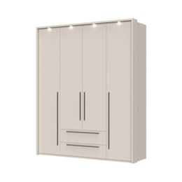OTTO home Dreht&uuml;renschrank &raquo;Opera mit oder ohne Kranz inkl. LED-Bel.,B92,137,182 oder 227 cm&laquo; UV lackiert, Soft Close Funktion, H&ouml;henverstellbare F&uuml;&szlig;e