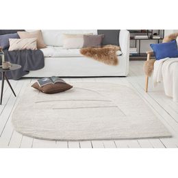 Wecon Home Teppich &raquo;Dodo&laquo; rechteckig 10 mm H&ouml;he Wollteppich, asymmetrisch, hochwertig, handgetuftet, robust, modern Schurwolle B : 160cm 1 Stk., 10mm,