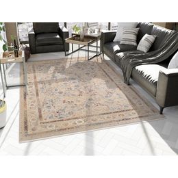 OCI DIE TEPPICHMARKE Teppich &raquo;MYSTIC LIMITED&laquo; rechteckig 7 mm H&ouml;he florale Muster in 3D-Optik, Bord&uuml;re, maschinell gewebt, Wohnzimmer bunt Polyacryl B